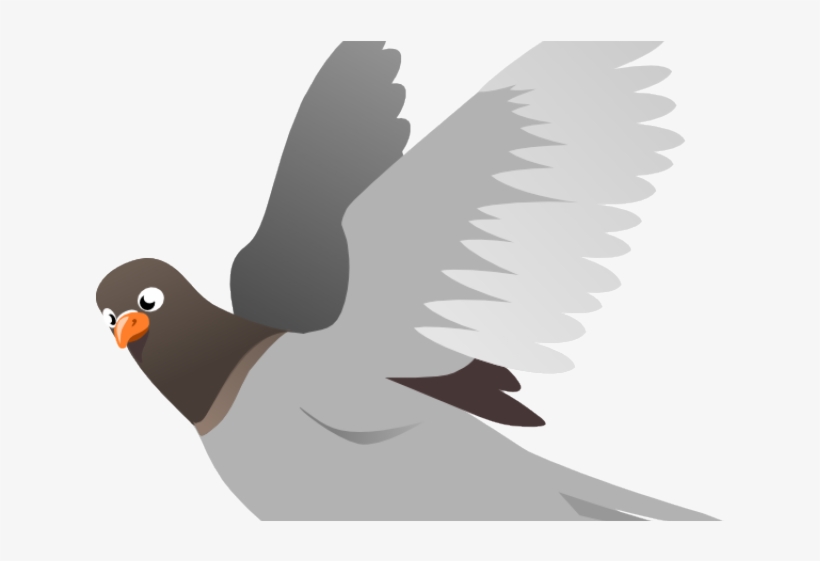 Drawn Pigeon Animated - Flying Pigeon Clipart - 640x480 PNG Download ...