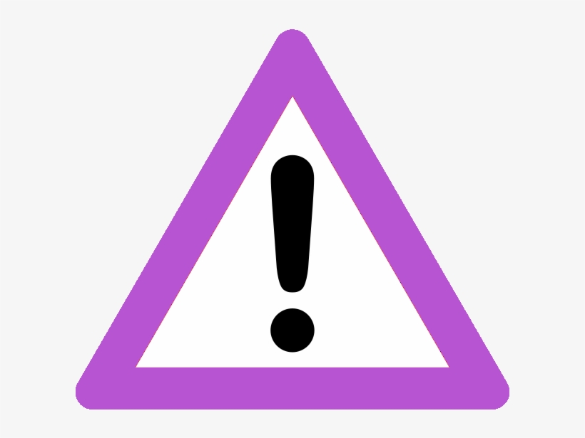 Warning-purple - Emergency Png - 628x550 PNG Download - PNGkit