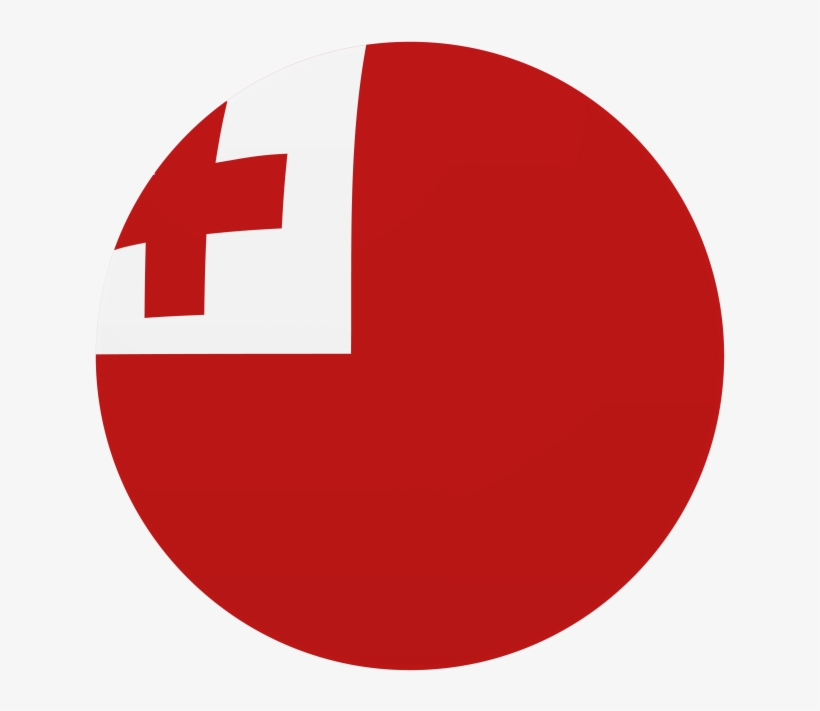 Tonga Round Flag - Tonga - 866x650 PNG Download - PNGkit