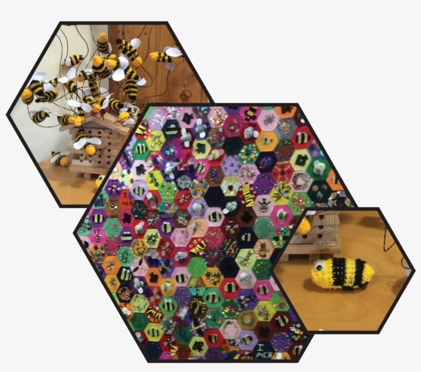 Bee Collage Web 1 - Collage - 1000x1000 PNG Download - PNGkit