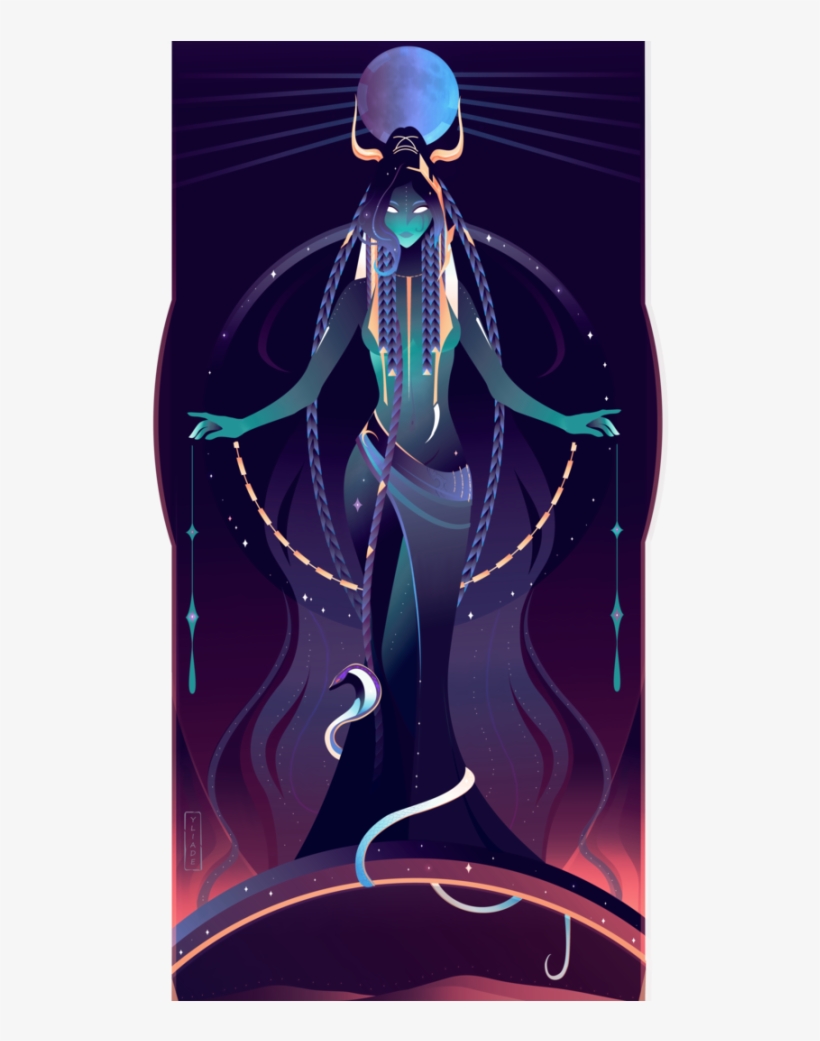Art By Yliade - Bastet Illustrations - 541x960 PNG Download - PNGkit
