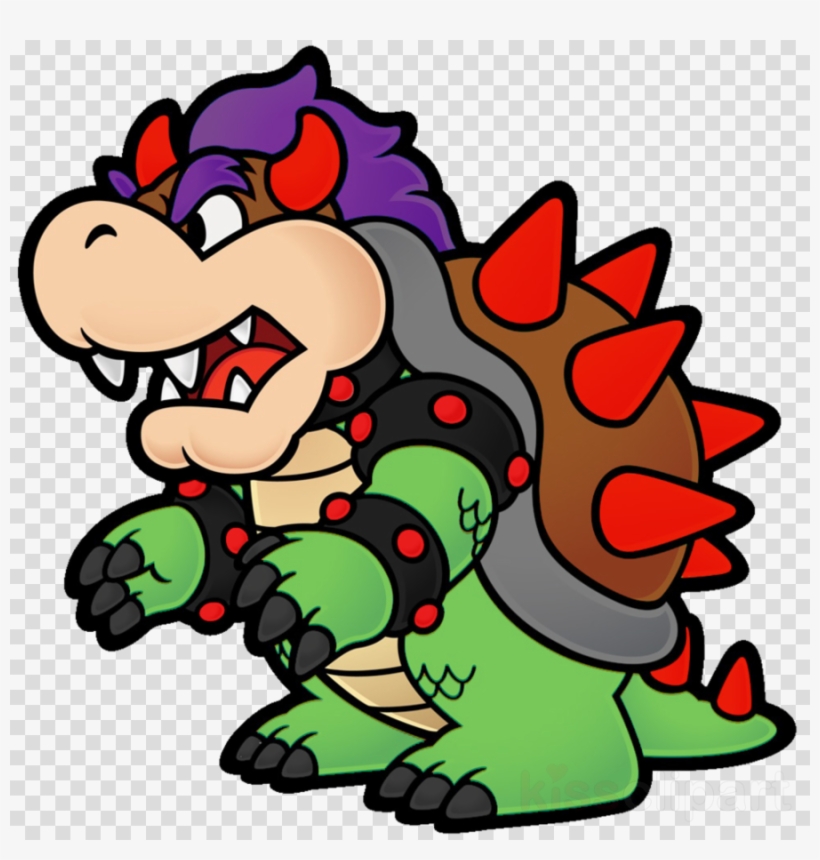 Super Mario Dragon Clipart Super Paper Mario Super - Bowser - 900x900 ...