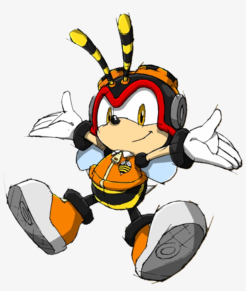 Charmy Sonic Channel 2012 - Charmy Bee - 868x1020 PNG Download - PNGkit