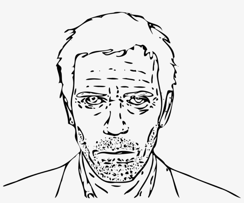 Doctor Md Png - Dr House Desenho - 900x706 PNG Download - PNGkit