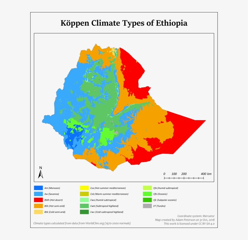 Köppen Climate Classification Of Ethiopia - Ethiopia Map - 620x713 PNG ...