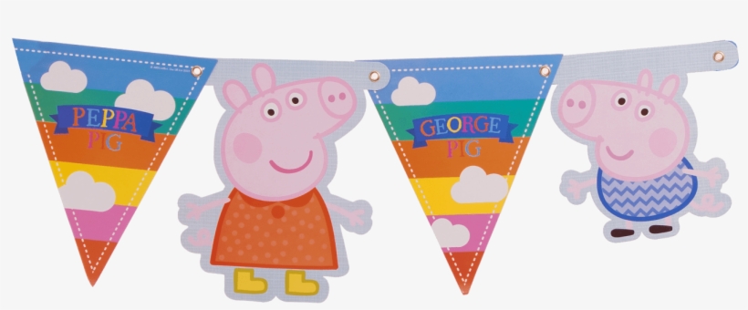 Peppa Pig Banner - Peppa Pig Summer Fun Pennant Banner Decoration ...
