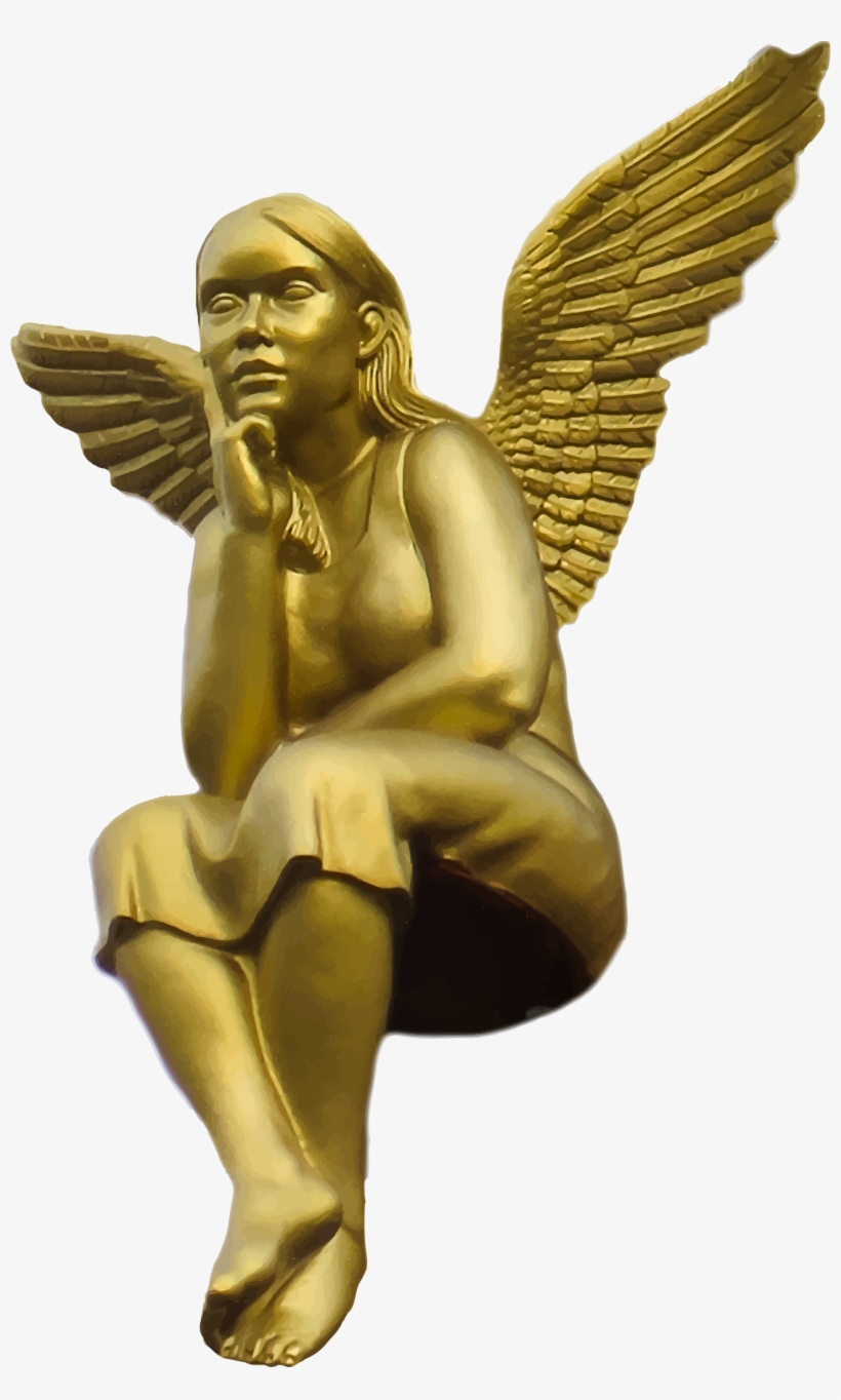 This Free Icons Png Design Of Golden Angel - 1290x2084 PNG Download ...