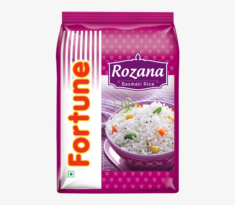 Fortune Rozana Basmati Rice - 554x652 PNG Download - PNGkit