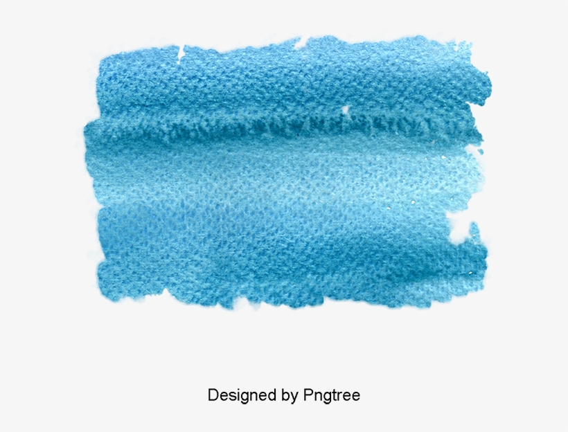 Blue Brush Strokes, Brush Clipart, Color Drawing, Watercolor ...