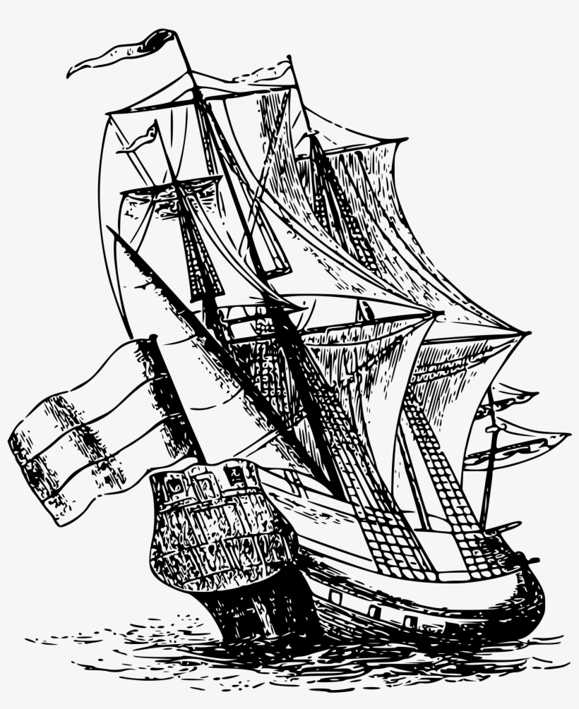 This Free Icons Png Design Of Dutch Ship - 2036x2400 PNG Download - PNGkit