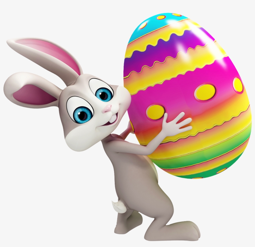 Easter Bunny Transparent Background - 1340x1259 PNG Download - PNGkit