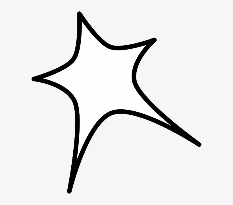 Sign, Black, Outline, Star, Cartoon, Sale, Stars - Funky Star Clipart ...