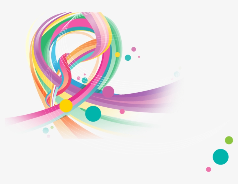 Ftestickers Watercolors Swirl Dots Abstract Colorful - Portable Network ...