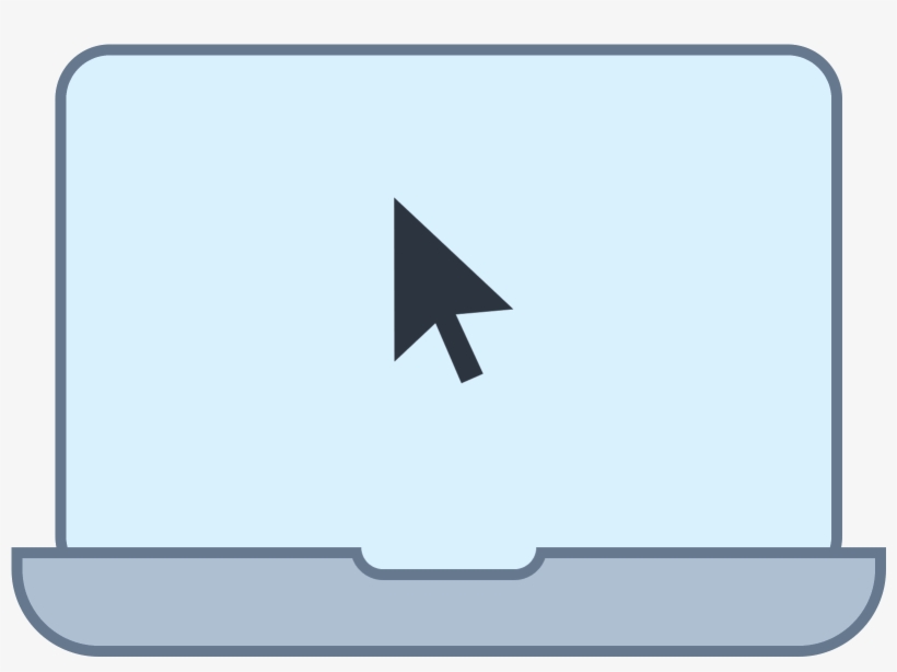 Mouse Pointer Icon - Computer Monitor - 1600x1600 PNG Download - PNGkit