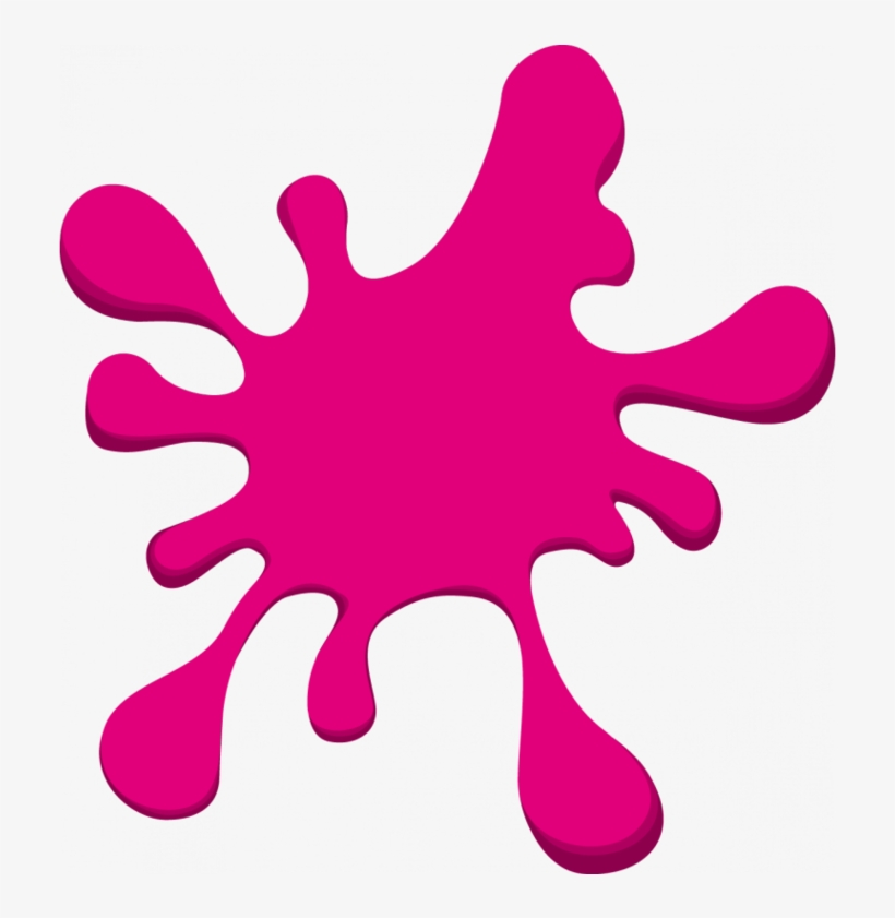 Pink Splash Ink Clip - Splash Sticker - 760x760 PNG Download - PNGkit