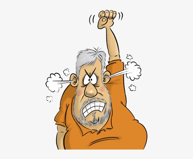 Jpg Black And White Grumpy Old Men Clipart - Cranky Old Man Cartoon ...