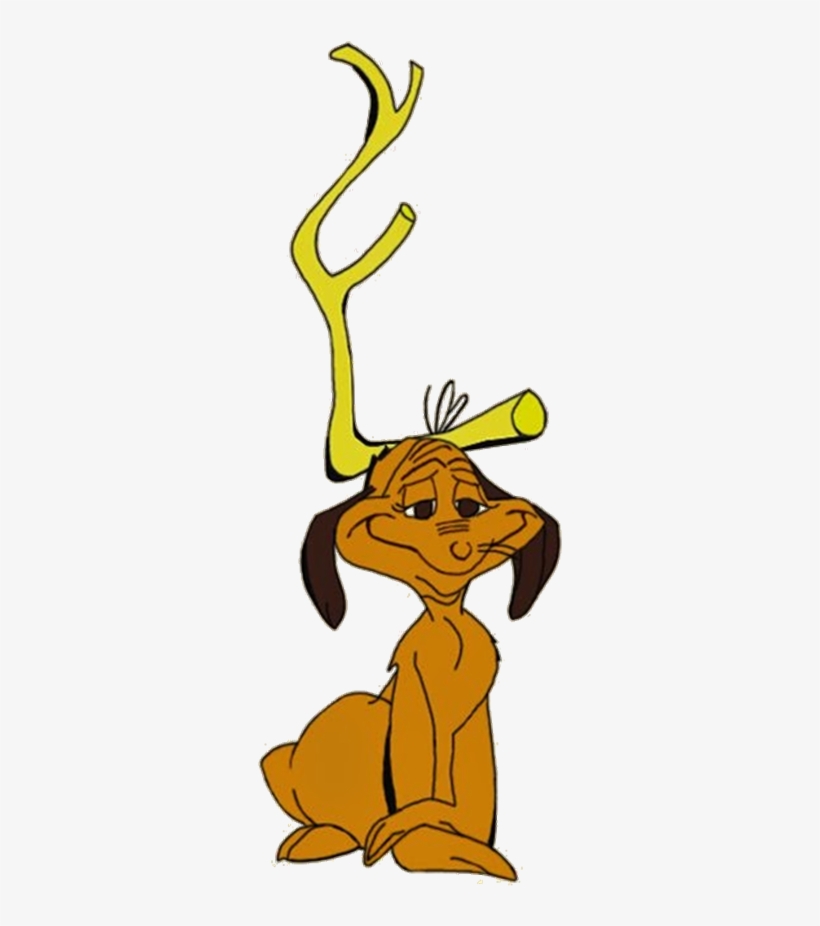 Max - Grinch Who Stole Christmas Max - 327x974 PNG Download - PNGkit