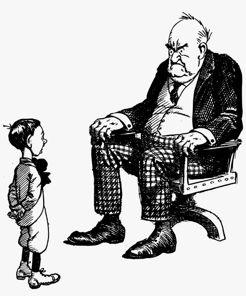 This Free Icons Png Design Of Grumpy Old Man And Boy - 2081x2400 PNG ...