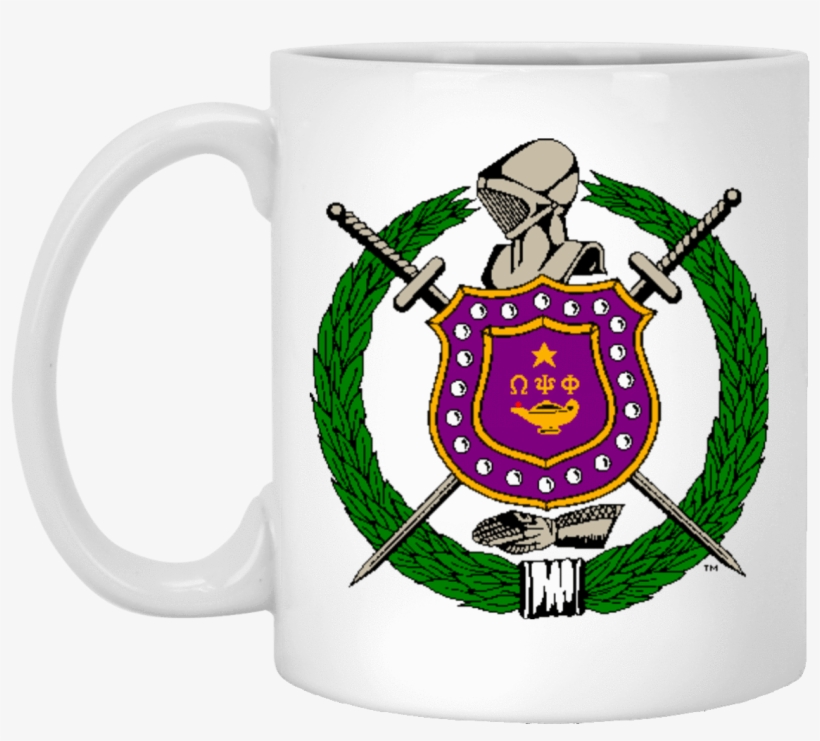 White Mug - Omega Psi Phi Crest Png - 1155x1155 PNG Download - PNGkit