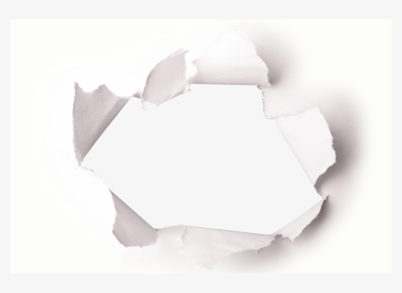 Hole In Paper 3 - Paper With A Hole - 778x519 PNG Download - PNGkit