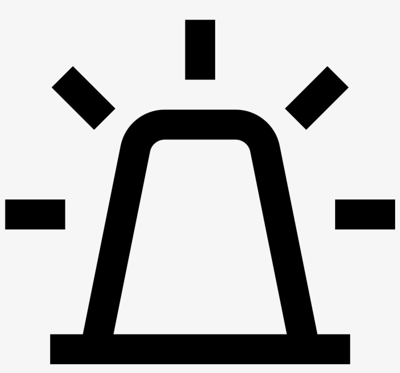 Siren Icon - Sirene Icone Png - 1600x1600 PNG Download - PNGkit