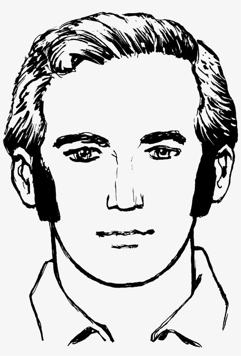 Sideburns - Sketch - 1350x1970 PNG Download - PNGkit