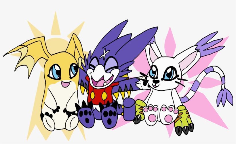 Gatomon And Patamon
