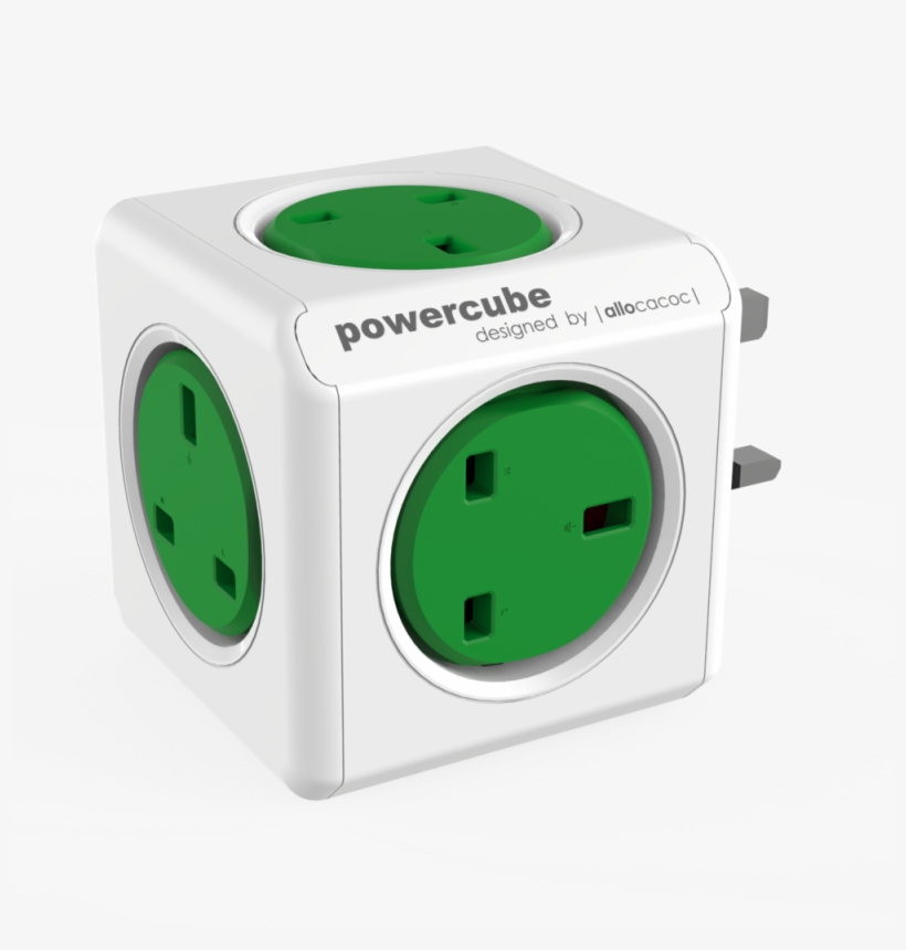 Powercube Original - Allocacoc Powercube Original - Green - 1000x1000 ...