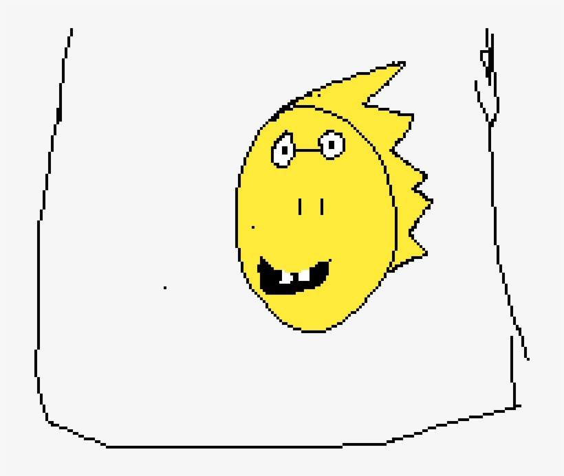 Alphys Takes Action Undertale - Smiley - 1120x1000 PNG Download - PNGkit