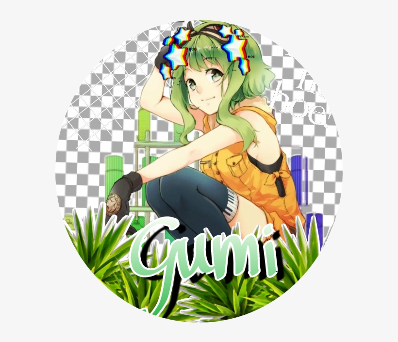Gumi Sticker Janiliniers Png Gumi Sticker - Anime - 593x625 PNG ...