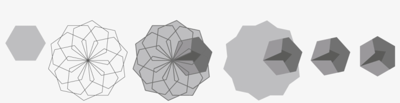 The Brand Logo Is Made Of Rotated Hexagons To Form - 1189x264 PNG ...