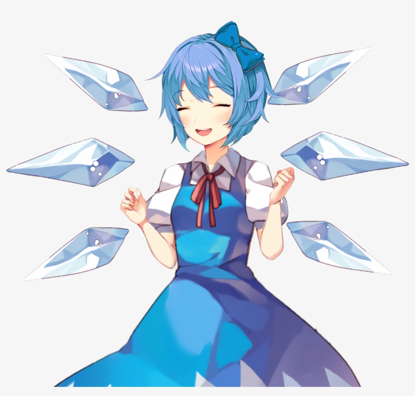 A Sayori Cirno For Cirno Day - Cirno - 960x961 PNG Download - PNGkit