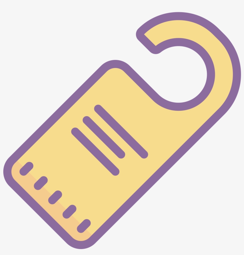 Door Hanger Icon - Door Hanger - 1600x1600 PNG Download - PNGkit