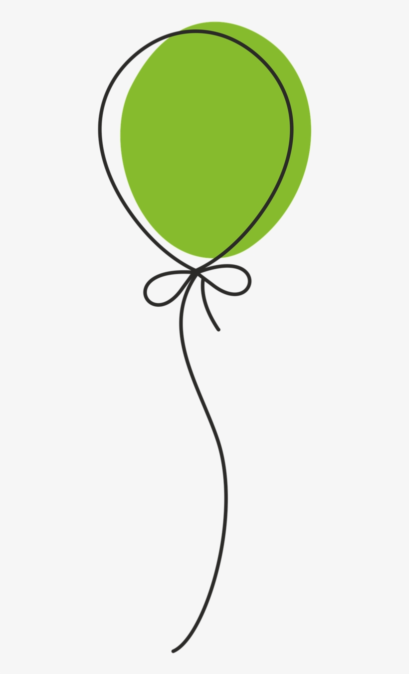 Balloon String Png Clip Art Transparent - Globo Verde Png - 1000x1412 ...