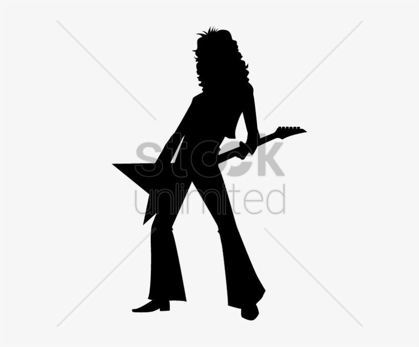 Rockstar Silhouette Clipart Silhouette Clip Art - Silhouette Rock Star ...