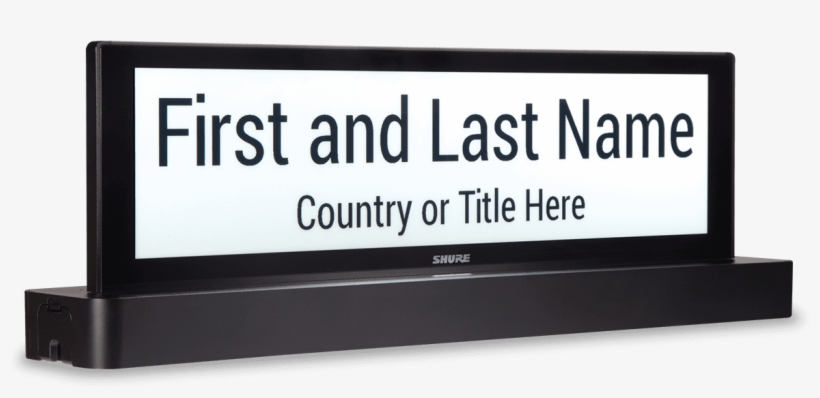 The Electronic Name Sign Can Display Information Such - Electronic Name ...