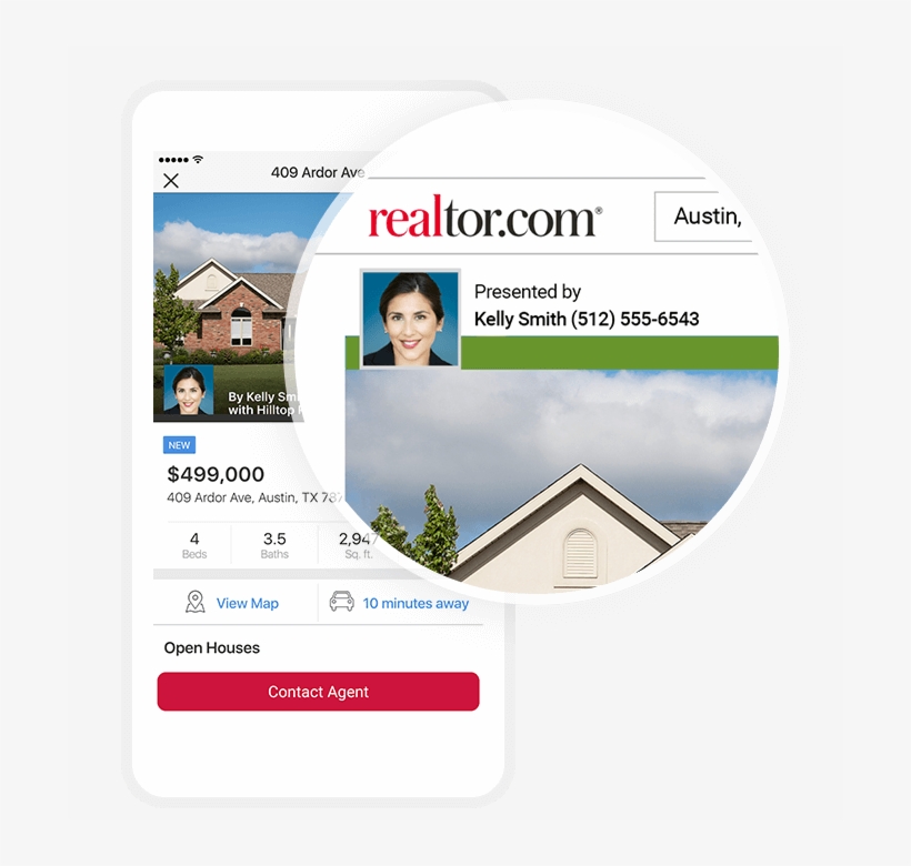 Track How Your Listings Perform Online - Realtor.com - 700x700 PNG ...