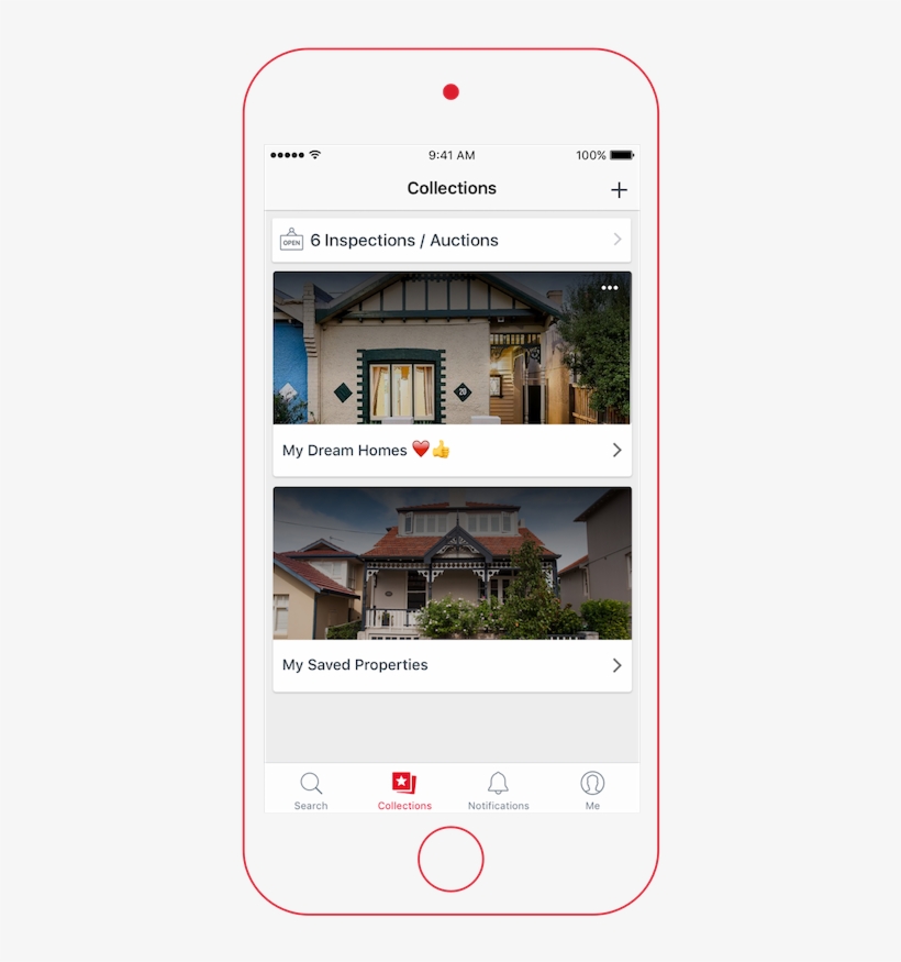 Screen Saved - Real Estate Com App - 401x800 PNG Download - PNGkit