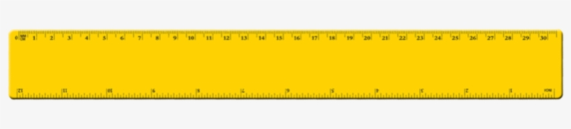 Download Transparent Transparent Ruler Yellow - Tool - PNGkit