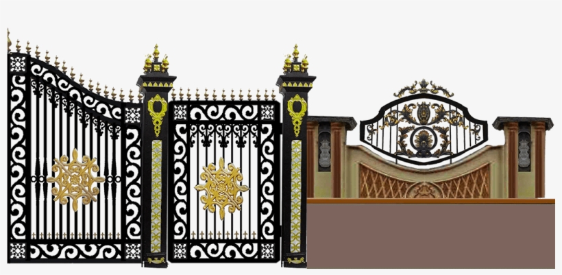 Grill And Gate - Grill Gate - 1042x459 PNG Download - PNGkit