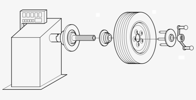 Car Drawing Balancing Machine Computer Icons Wheel - Wheel Balancer ...