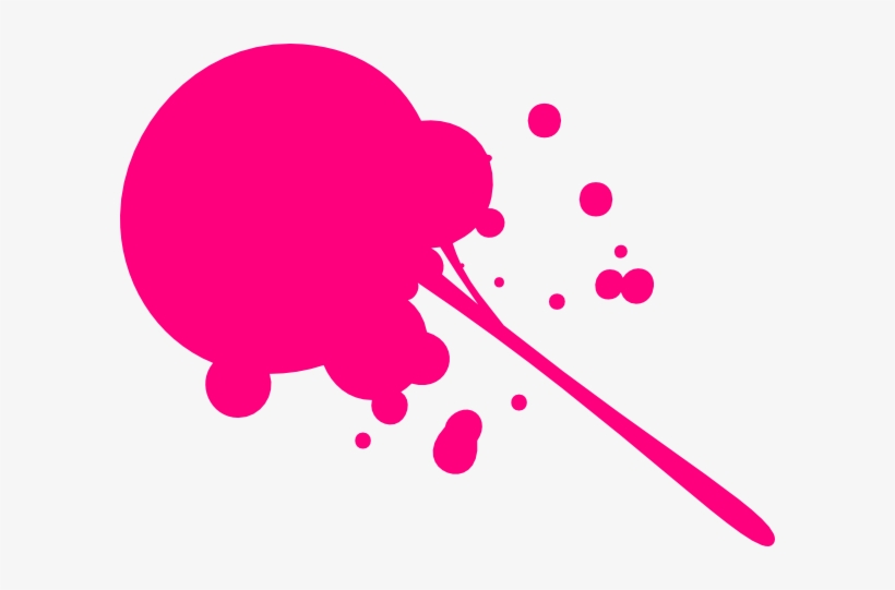 Graffiti Paint Splatter Paint Splat - Neon Pink Paint Splatter ...