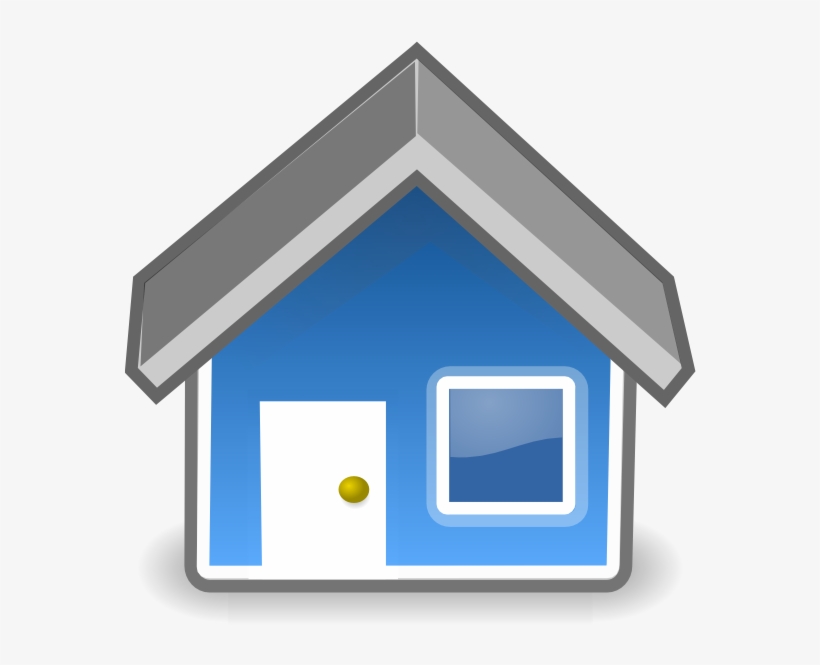 Blue House Clip Art - Small House Vector Png - 576x597 PNG Download ...