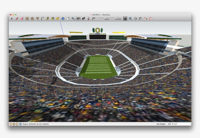 Autzen Stadium Expansion - Autzen Stadium Before Expansion - 1543x992 ...