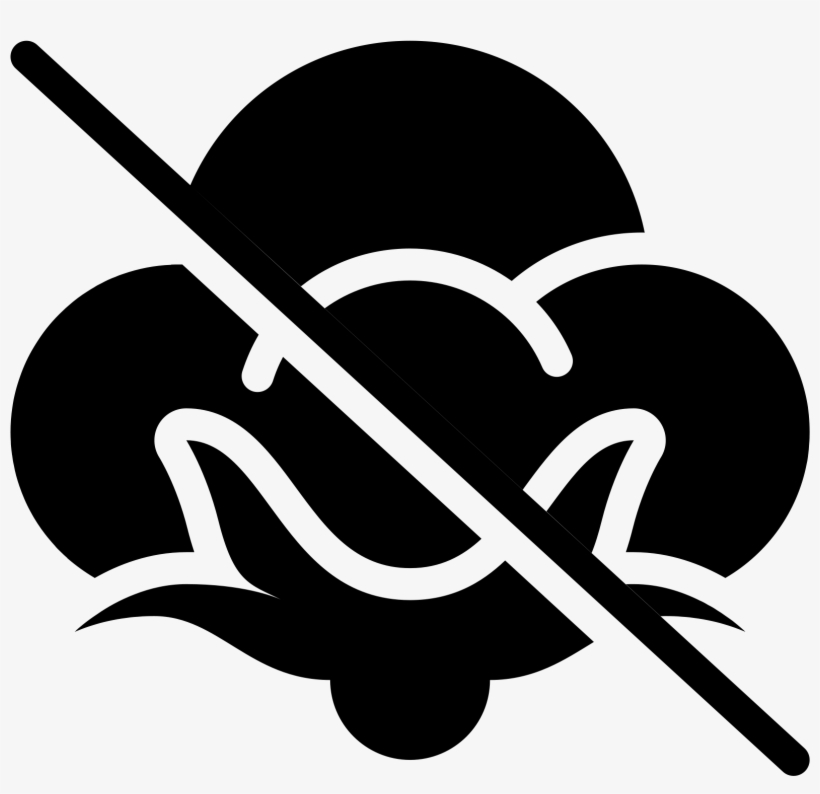 No Cotton Filled Icon - 1600x1600 PNG Download - PNGkit