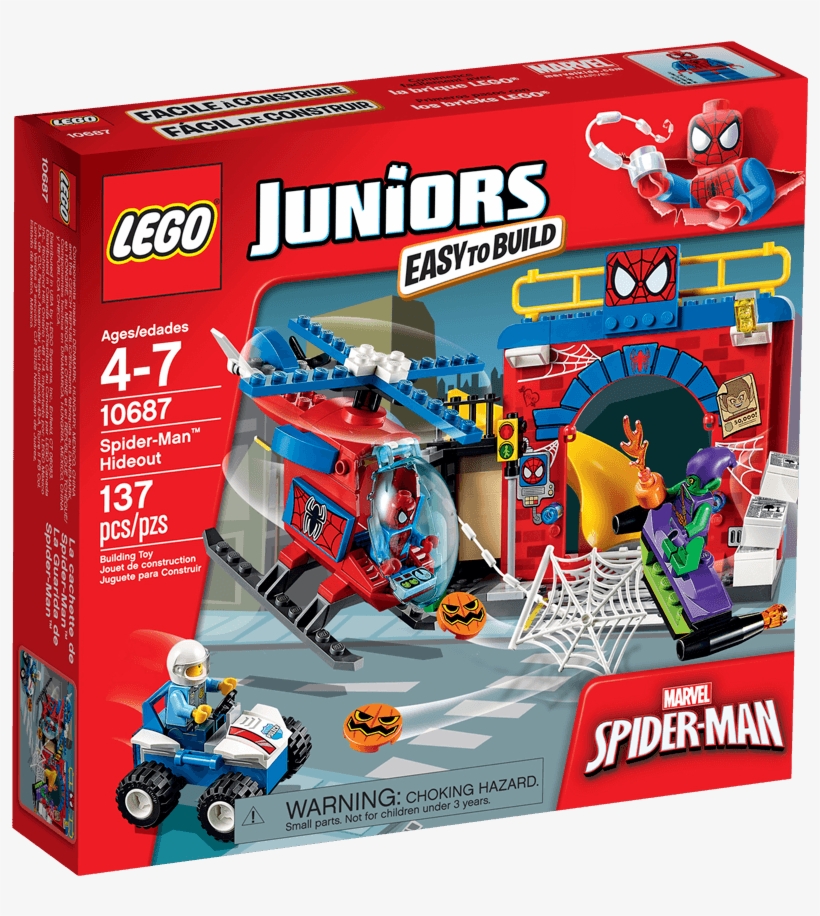Spider-man™ Hideout - Lego 10687 Juniors Spider-man Hideout - 1488x837 ...