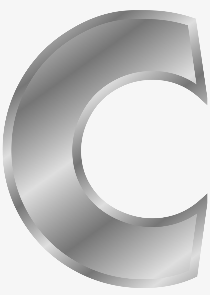 Big Image - Letters Silver - 1771x2400 PNG Download - PNGkit