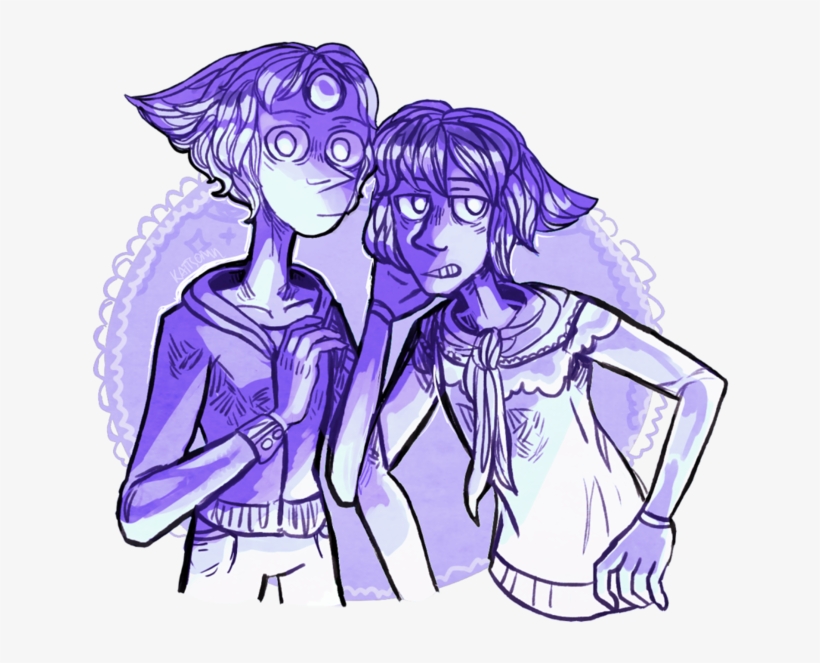 White Face Purple Facial Expression Violet Mammal Fictional - Human ...