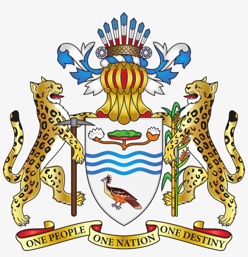 Open - Coat Of Arms Of Guyana - 2000x1980 PNG Download - PNGkit