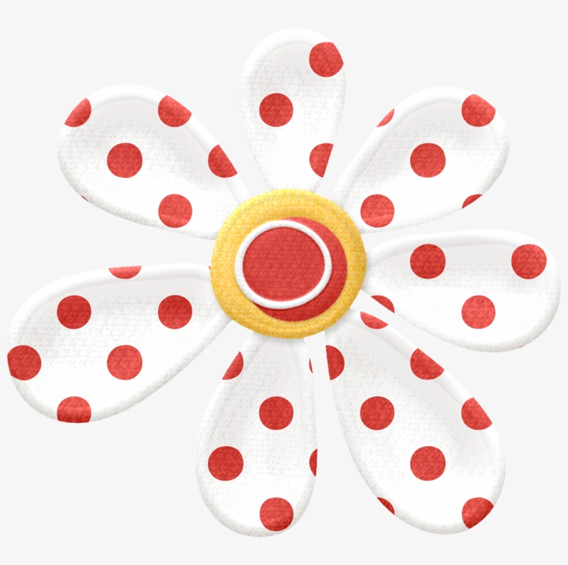 Flower Clipart, Art Flowers, Free Printables, Clip - Polka Dot ...